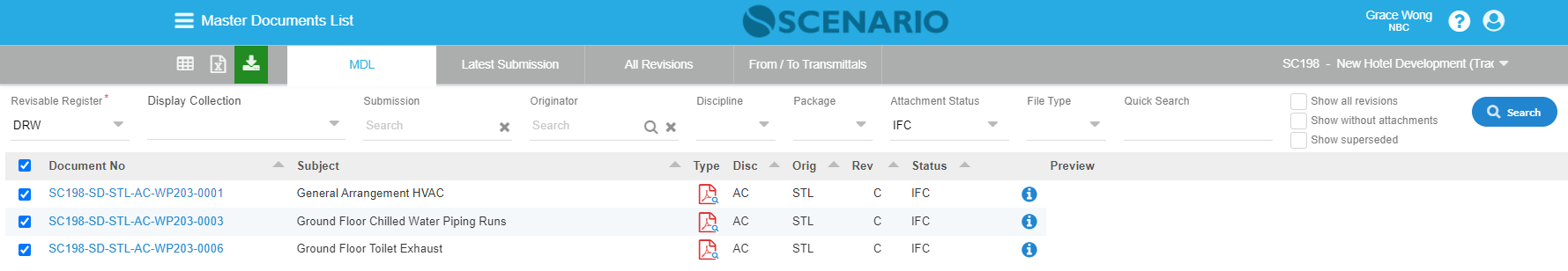 MDL - Master Documents List